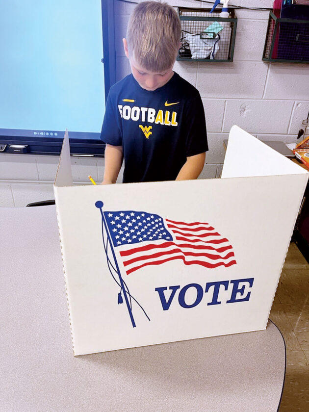 The Youth Vote: Students in Wirt County participate in mock election ...